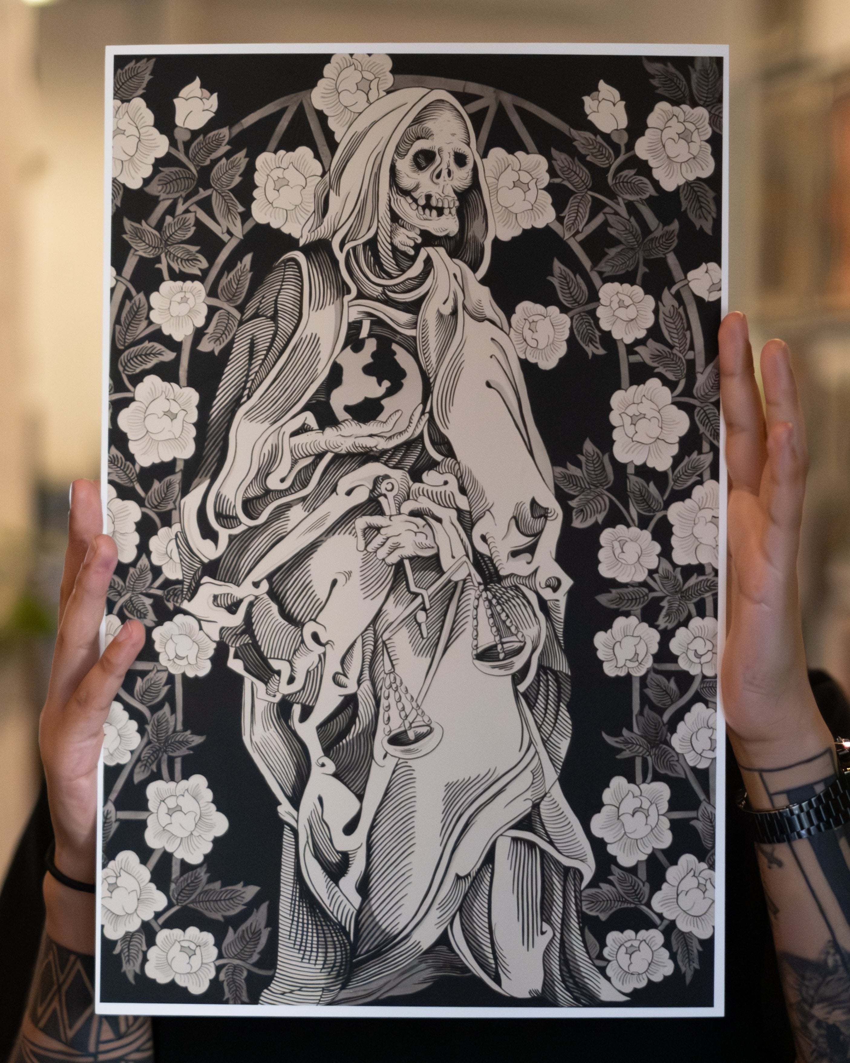 Santa Muerte Giclée Print – Ulises Indio